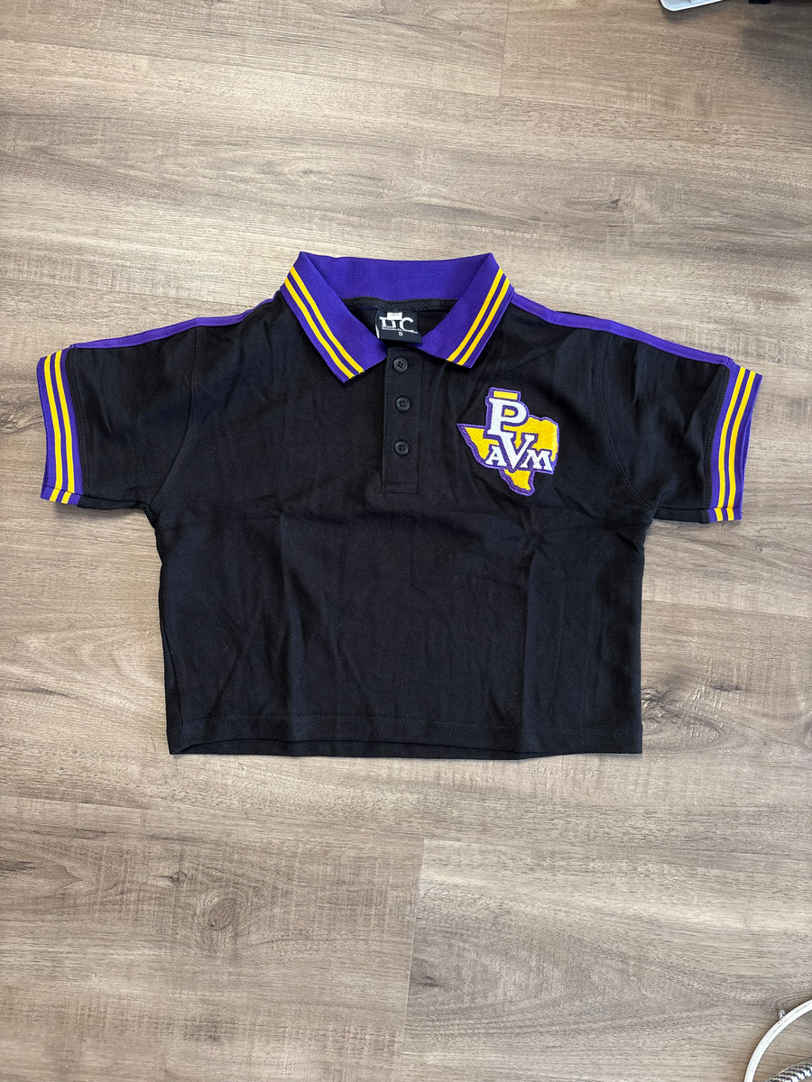 PVAMU Crop Polo Shirt – Donecia’s Crafts